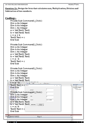 Html. practical 2023 - Question:- Write the HTML coding for the following equstions: HTML Coding ...