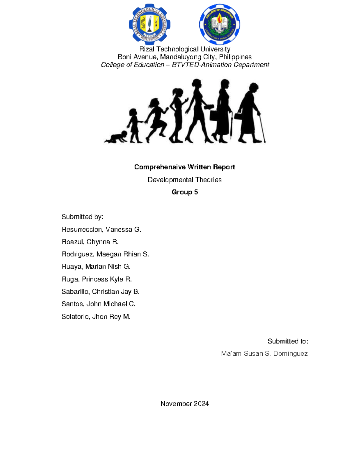 CWR ced-12-101p Profed - Rizal Technological University Boni Avenue ...