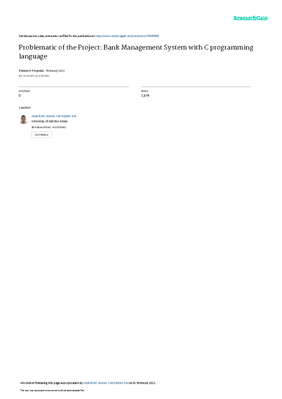 Problematicofthe Project - See discussions, stats, and author profiles for this publication at ...