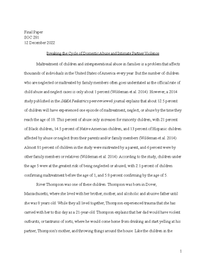 Running Notes soc 281 - Sep 1, 2022 Introduction to the Study of ...