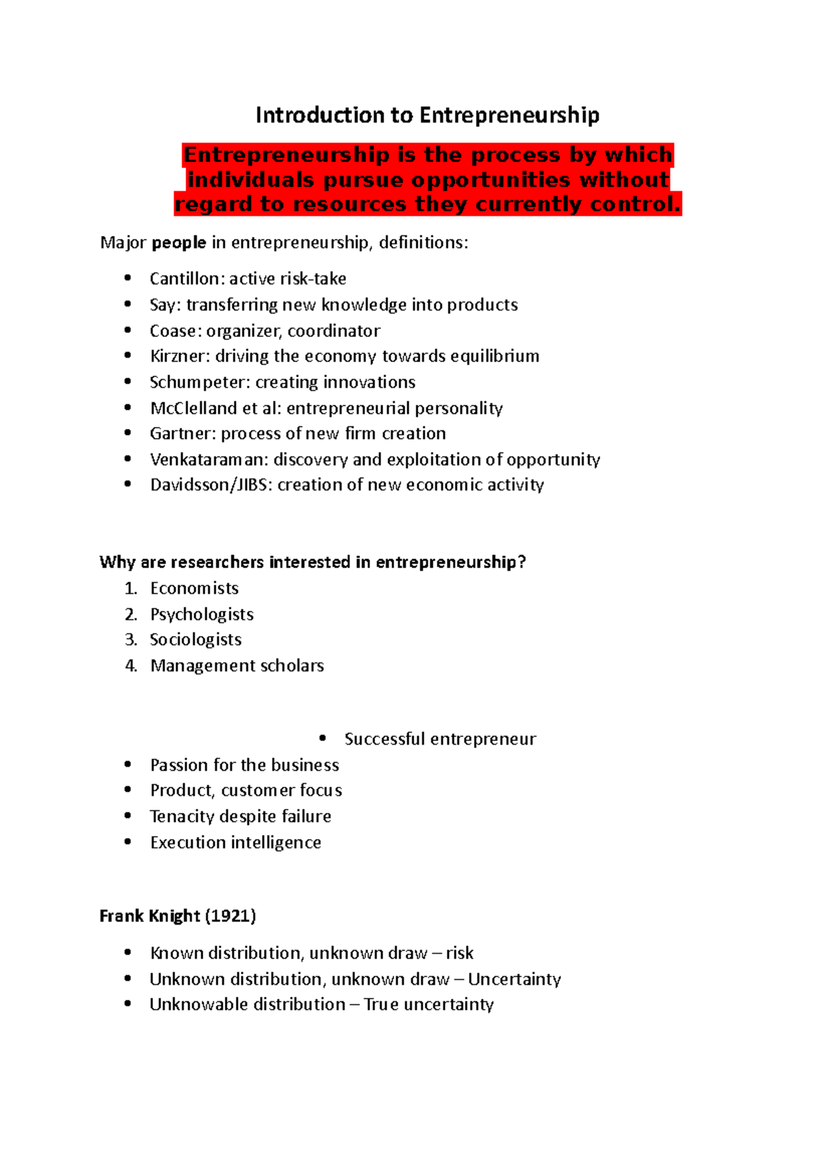 Introduction to Entrepreneurship 08 - Introduction to Entrepreneurship ...