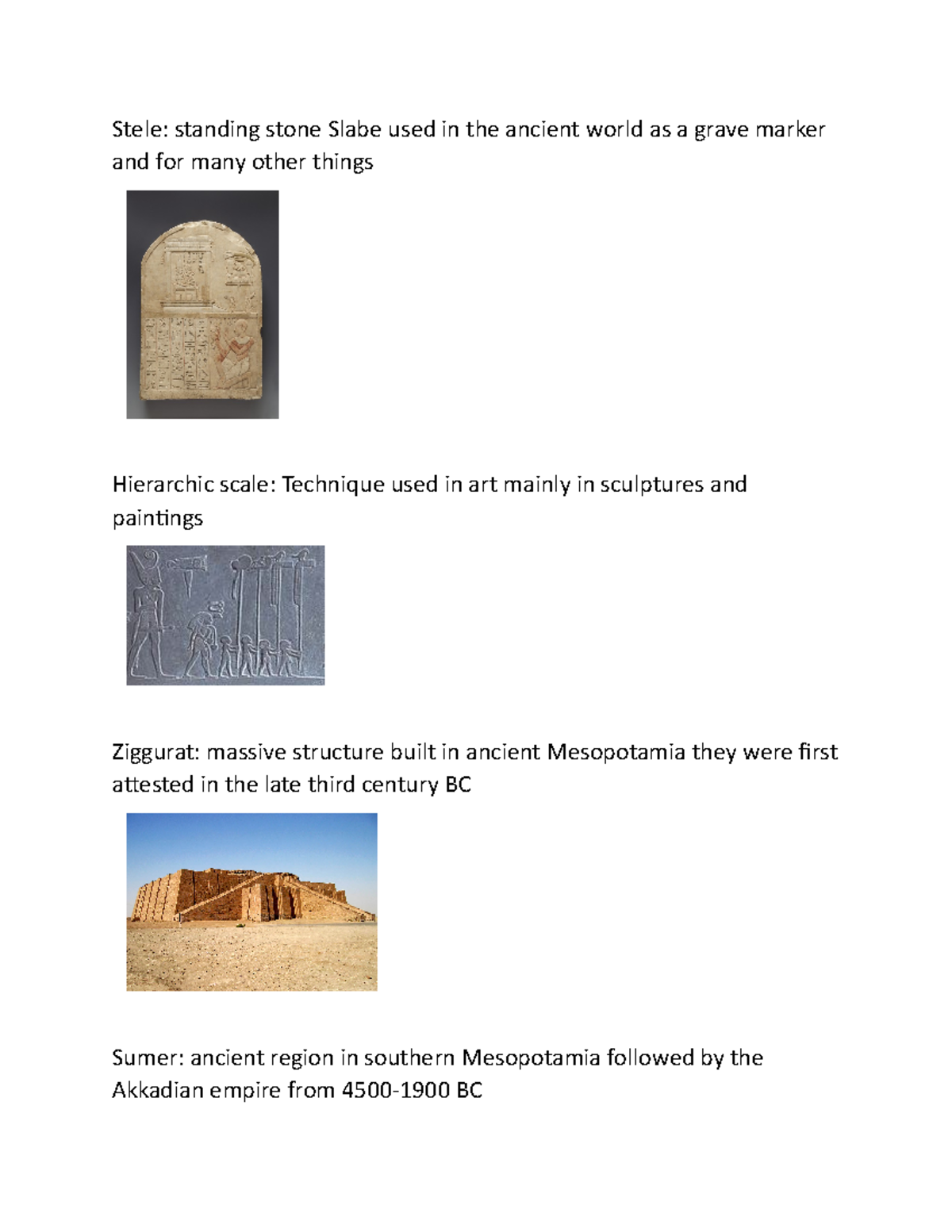 Art history - Stele: standing stone Slabe used in the ancient world as ...