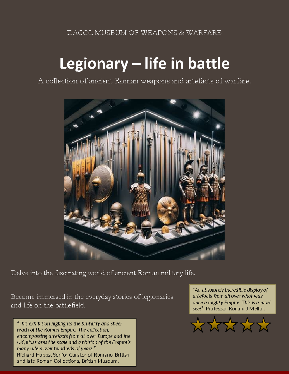 Rafi Ancient History Roman Weapons - DACOL MUSEUM OF WEAPONS & WARFARE ...