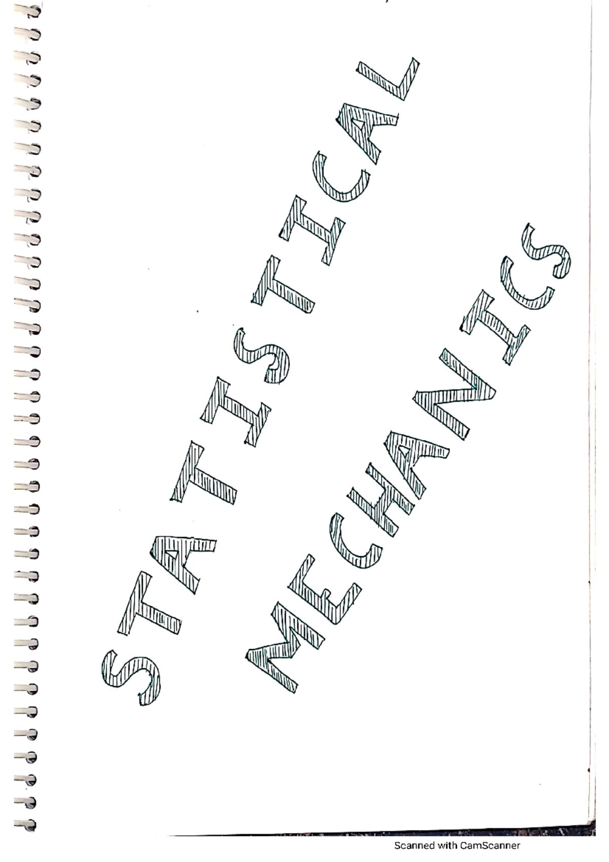 Full notes statistical mechanics - Physics - Studocu