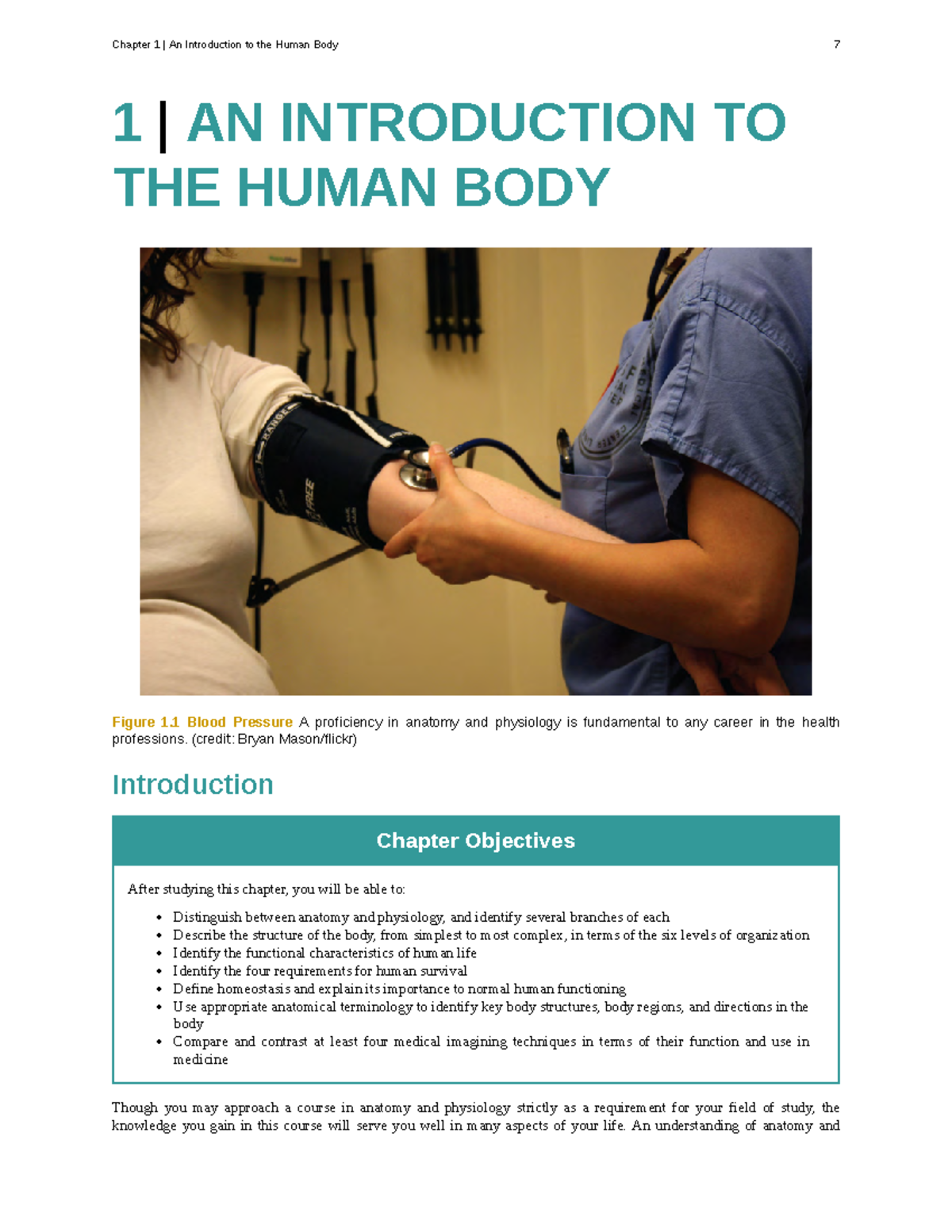 Chapter 1 - text - 1 | AN INTRODUCTION TO THE HUMAN BODY Figure 1 Blood ...