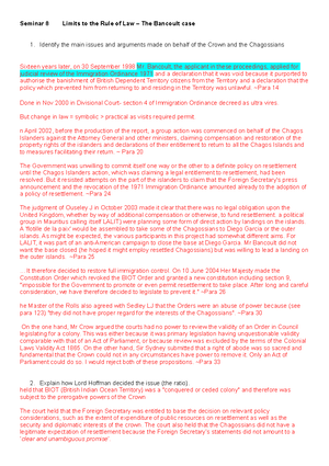 Miller 2 - Case Analysis - Miller 2 – The Prorogation case R (Miller ...