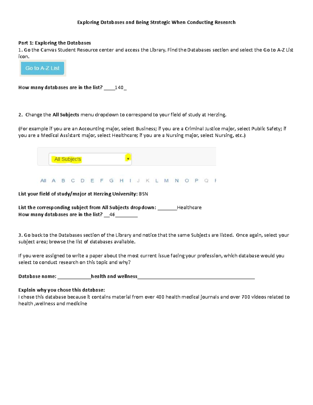 Unit4Assignment Exploring Databases - Exploring Databases and Being ...