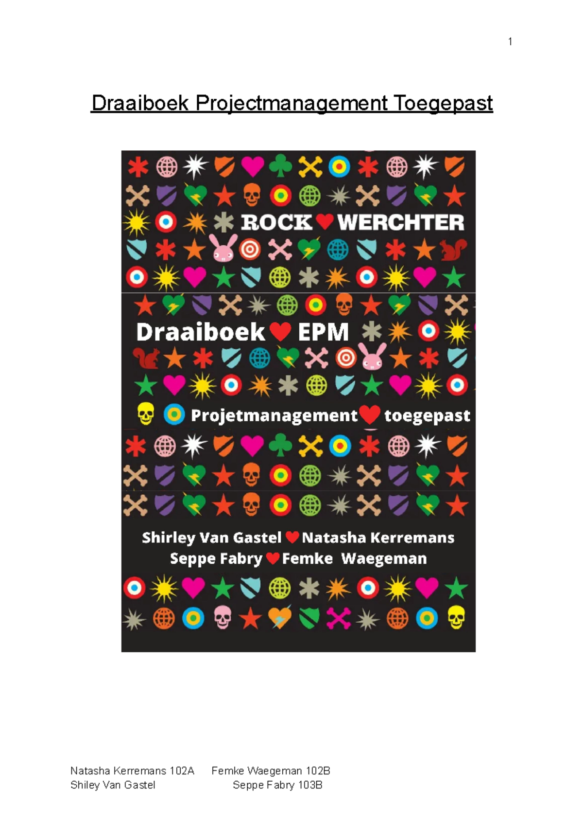 Draaiboek Project management - Draaiboek Projectmanagement Toegepast ...