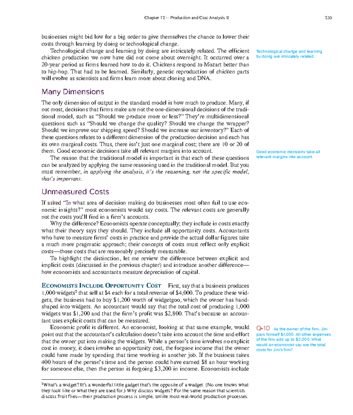 Economics-102 - n/a - Chapter 12 Production and Cost Analysis II 255 ...
