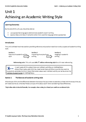 ELC1012 Assessment 2 - Topic: Education in Hong Kong Narrowed topic ...