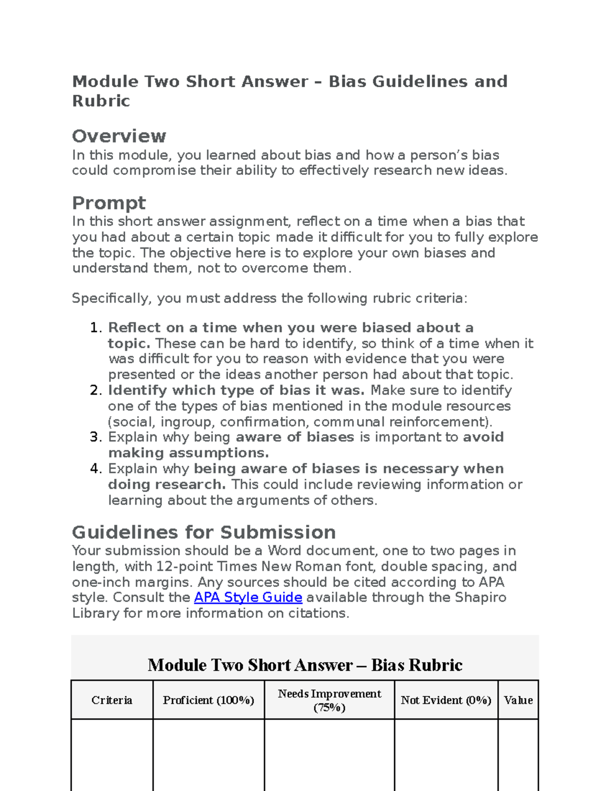 Module Two Short Answer Guidelines And Rubric Module Two Short Answer module-two-short-answer-guidelines-and-rubric-module-two-short-answer
