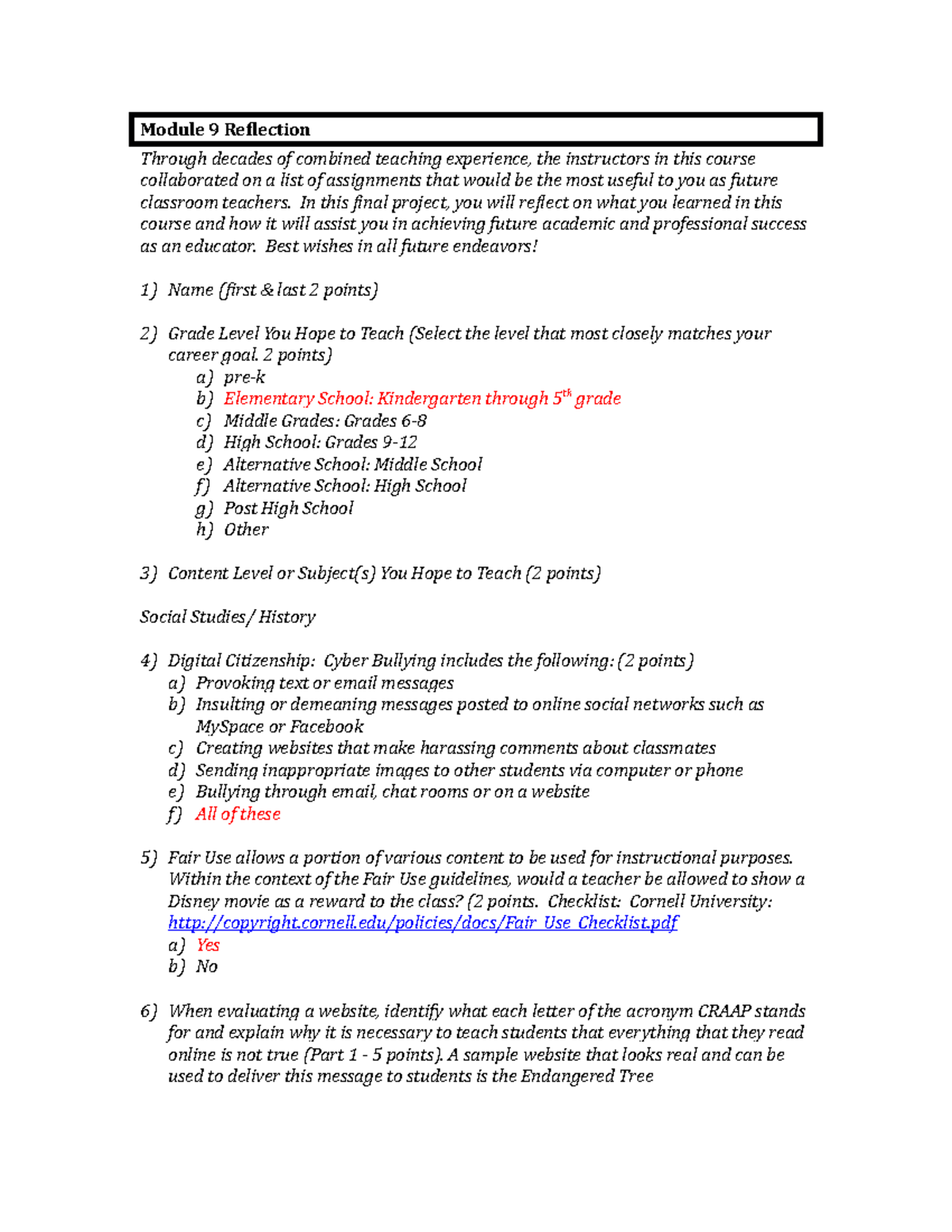 Module 9-Reflection-revised - Module 9 Reflection Through decades of ...