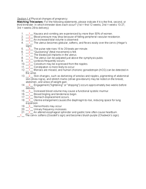 EXAM 2 Review Guide - study - NUR 4020 EXAM 2 Review Guide Intrapartum ...
