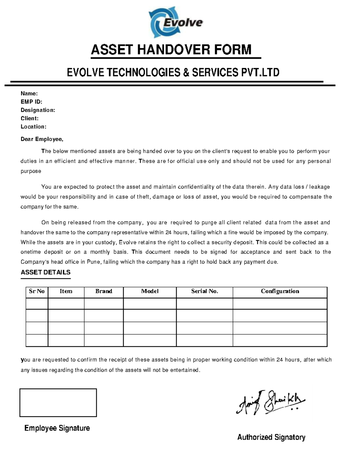 Id Card Handover Form at Jerry Cook blog