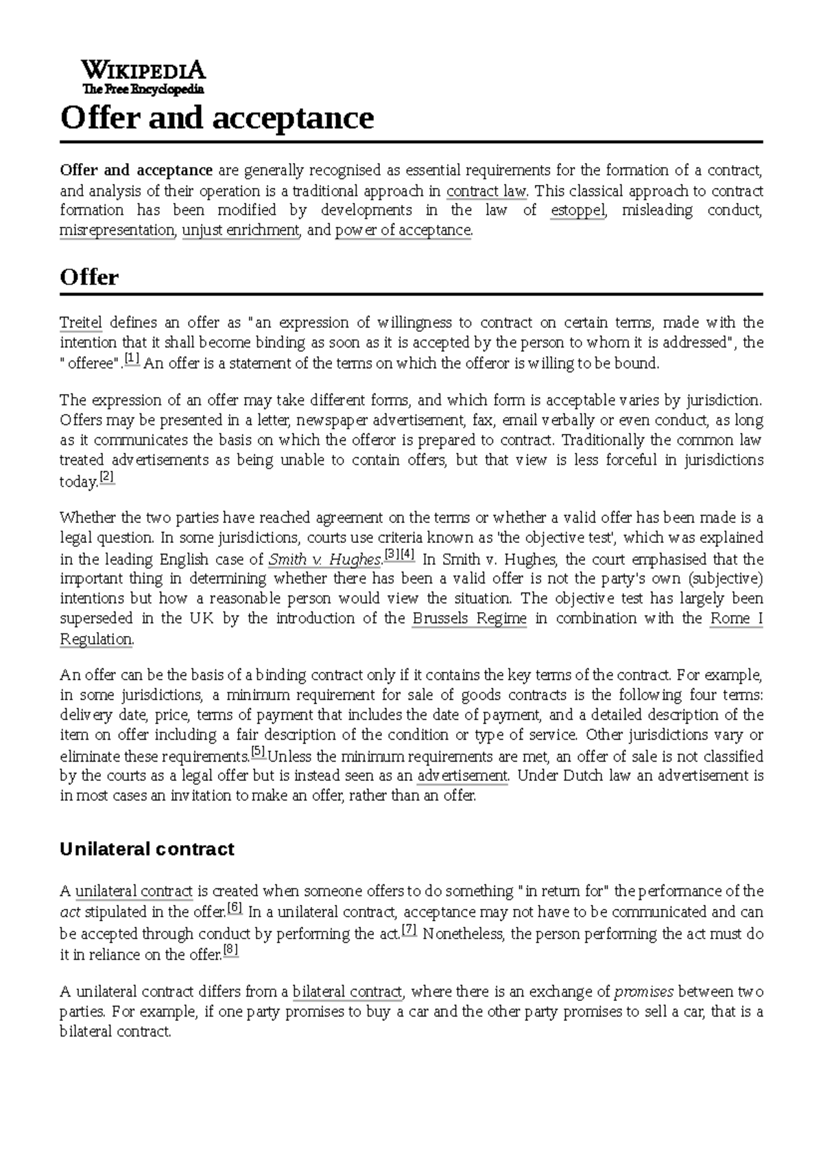 Offer and acceptance - Offer and acceptance Offer and acceptance are ...