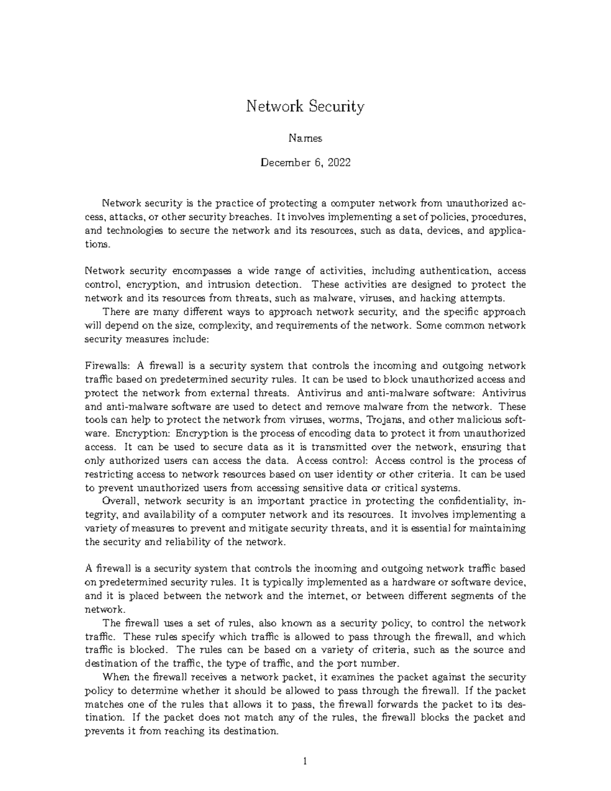 Network-5 - asymmetric key algorithms, RSA and DES, etc - Network Security Names December 6 ...