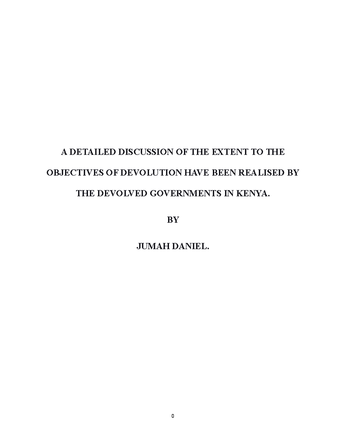 A Detailed Discussion OF THE Extent TO T - A DETAILED DISCUSSION OF THE ...