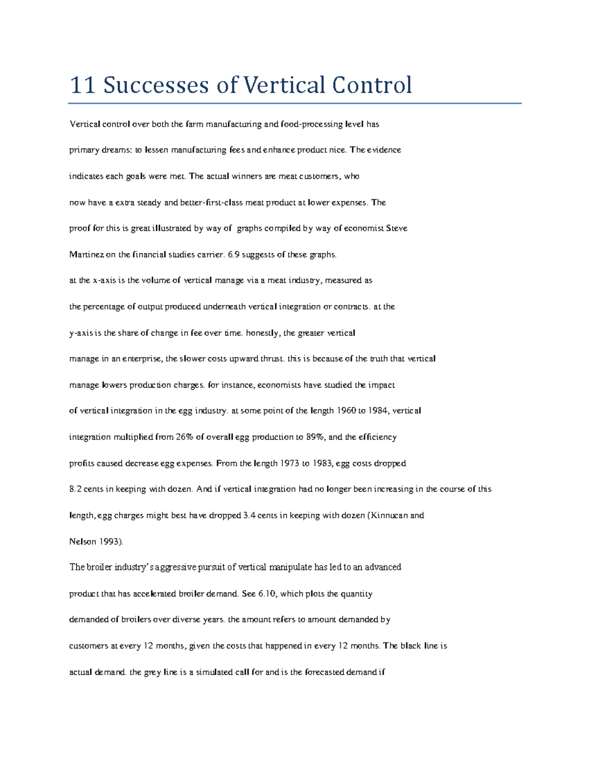 11 Successes of Vertical Control - 11 Successes of Vertical Control ...
