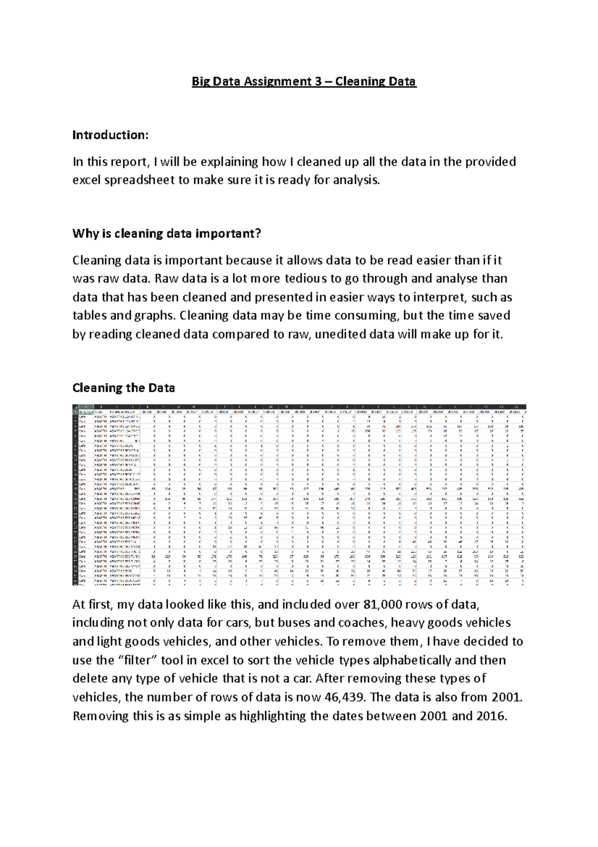 Big Data Assignment 3 cleaning data - Big Data Assignment 3 – Cleaning ...