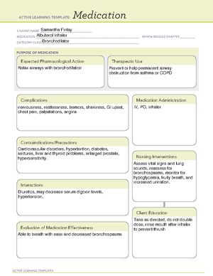 Sodium Chloride - med template - ACTIVE LEARNING TEMPLATES Medication ...