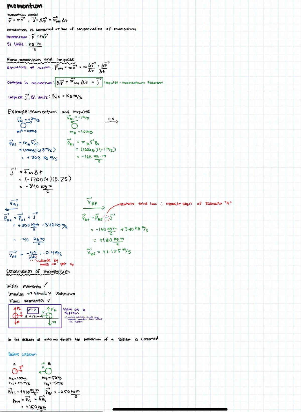 Momentum module - momentum momentum model Fnee At momentum IS conserved ...