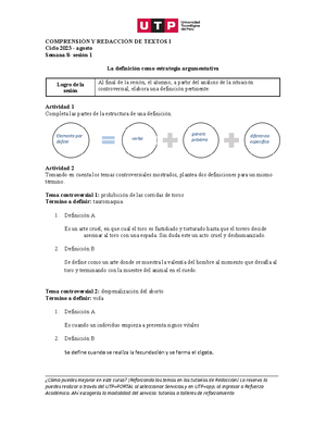 S02.s2-Esquema para TA1 (material) 2023 agosto - COMPRENSIÓN Y REDACCIÓN DE TEXTOS I Ciclo 2023 ...