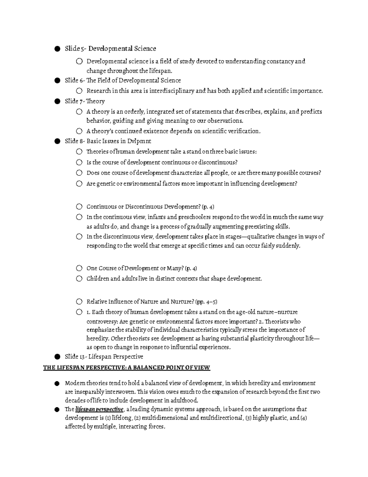 Developmental Science Slide Notes - Slide 5- Developmental Science ...
