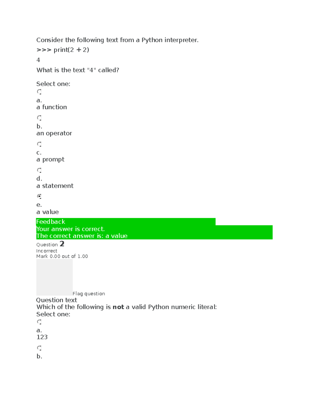 Self quiz 1 from University of the People - Consider the following text ...