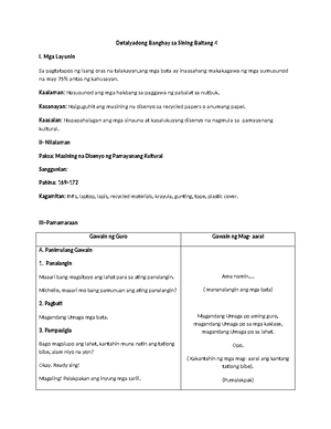 PSA - SAMPLE BEHAVIORAL LESSON PLAN - Republic of the Philippines ...