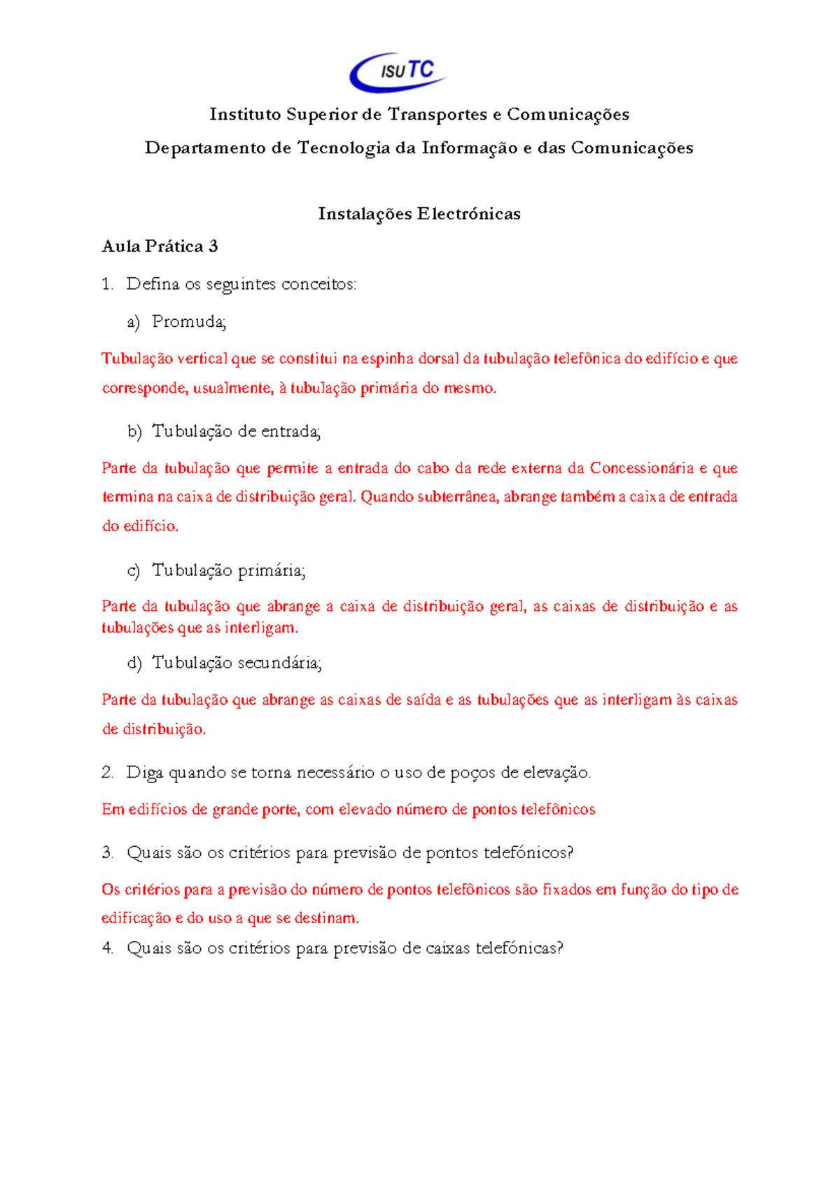 AP3 - Resolucao - Hjhhh - Instituto Superior de Transportes e ...