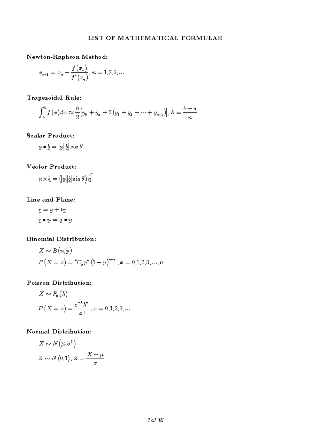 Model PSPM SM025 Set ABCD (Question) - ####### LIST OF MATHEMATICAL ...