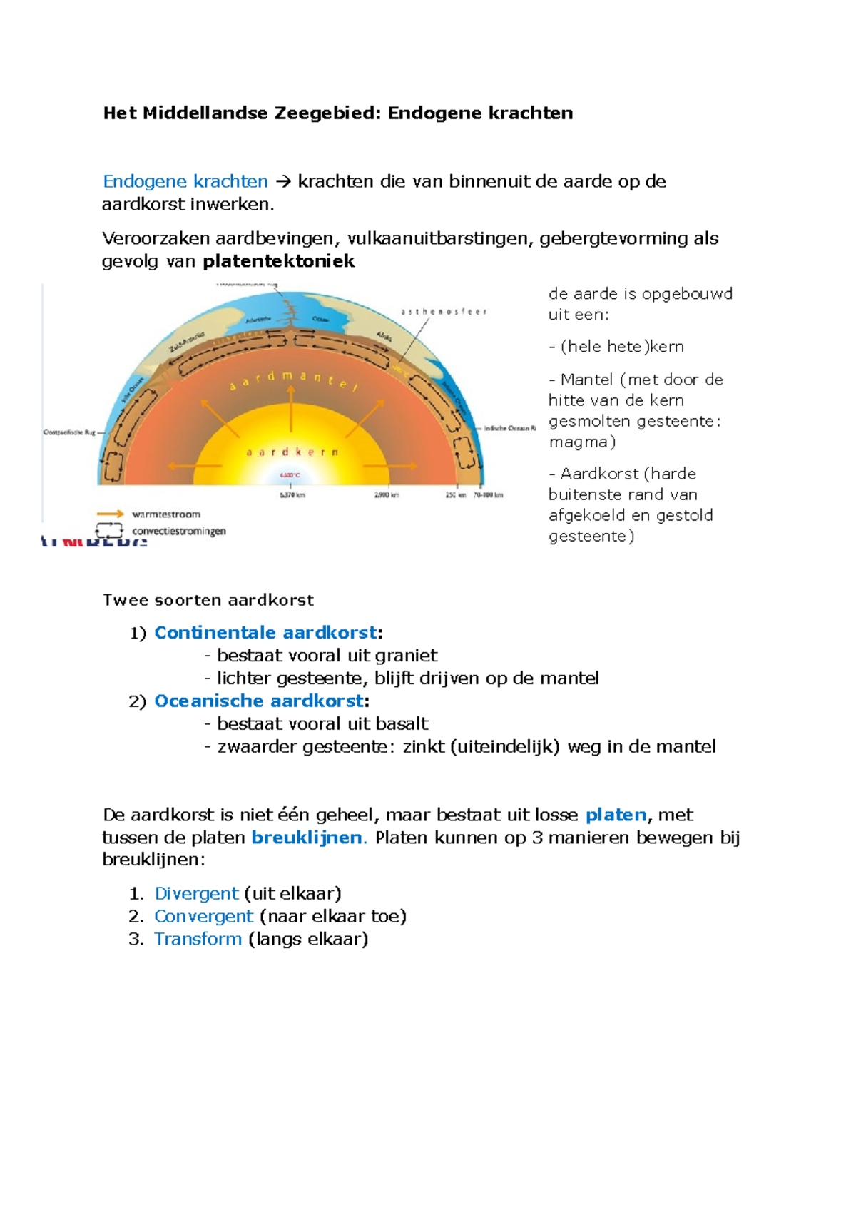 Het Middellandse Zeegebied - Veroorzaken aardbevingen ...
