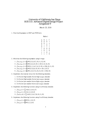 ECE 111 Assignment 6 - ES 104: Introduction to Analog and Digital ...