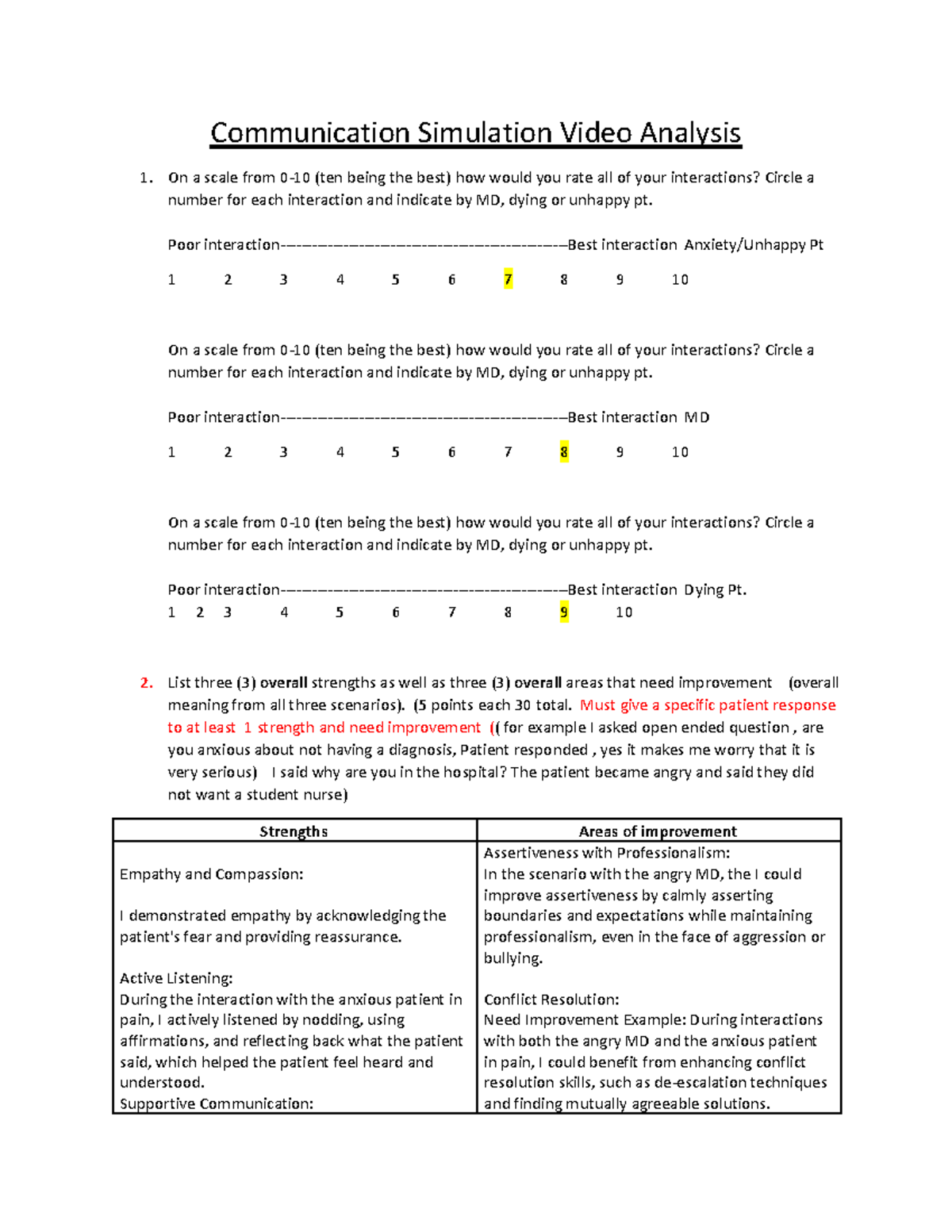 Communication sim analysis Fa 23 - Communication Simulation Video ...