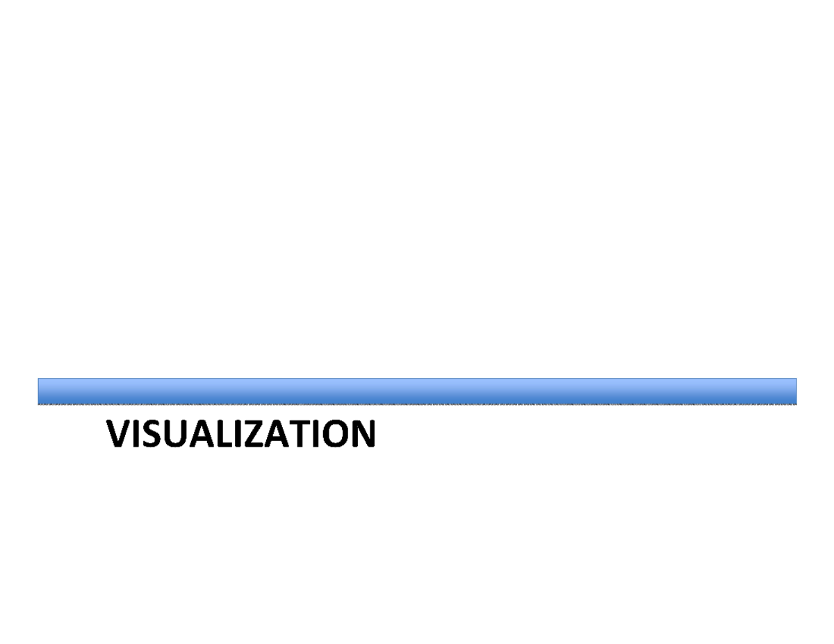 Dv-ch-1 - Data visualization is the graphical representation of data ...
