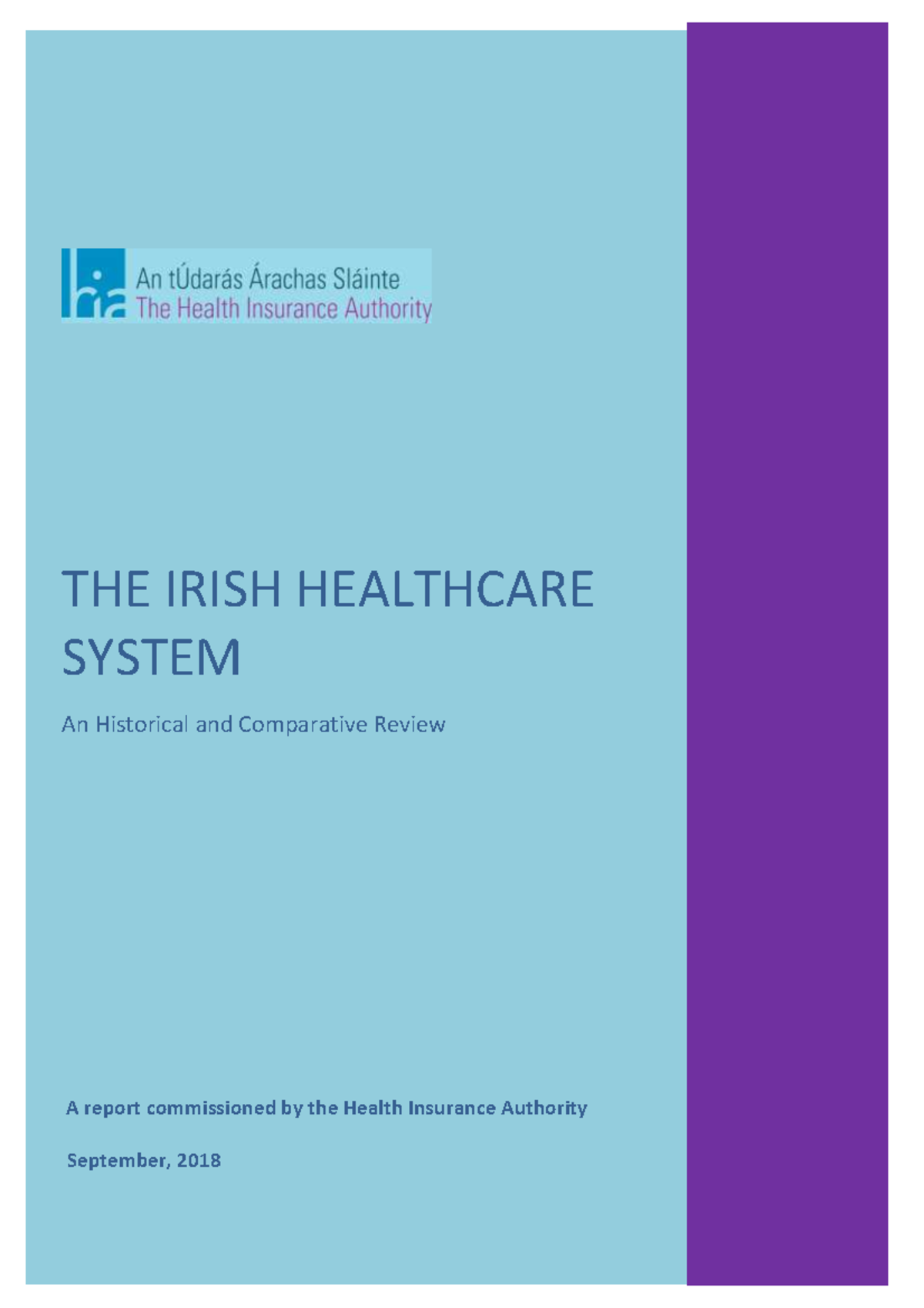 Tutorial Reading Pages 29-41 - Health Insurance - THE IRISH HEALTHCARE ...