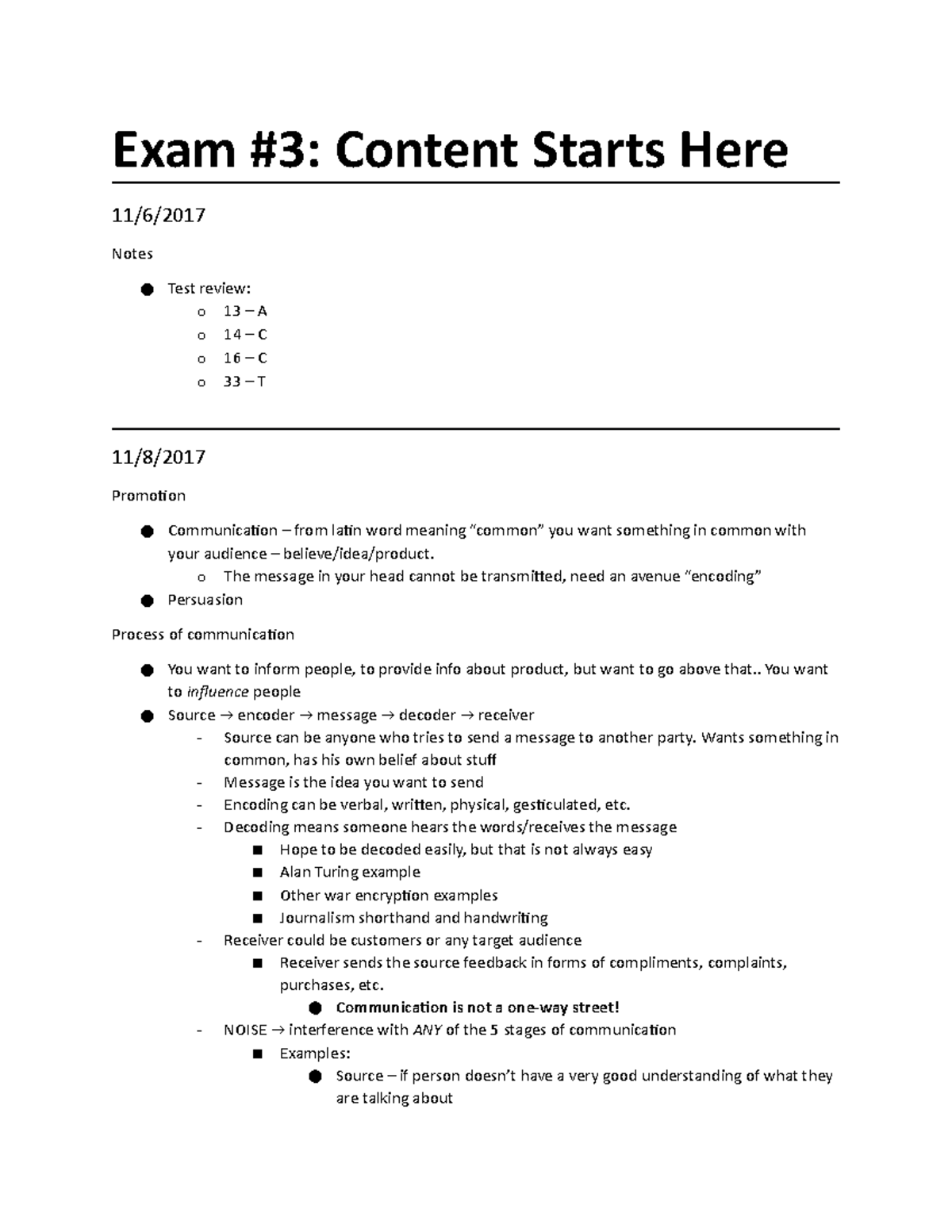 Exam #3 Content Starts Here - . You want to influence people Source ...