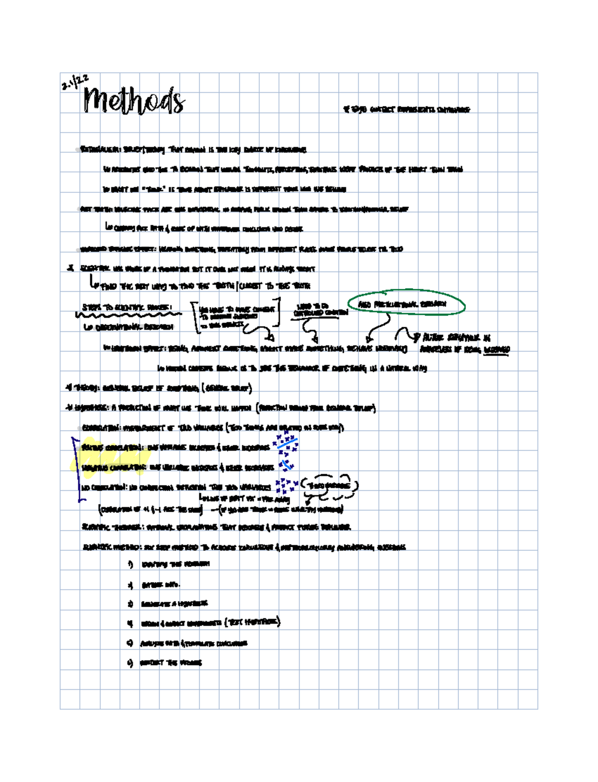 PSYA02 Chapter 2 - 2 I RATIONALISM BELIEFTHEORYTHAT REASON IS THE KEY ...