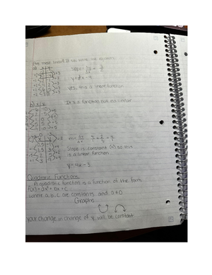 Mat 206 day two - lecture notes - MAT 206 - Studocu