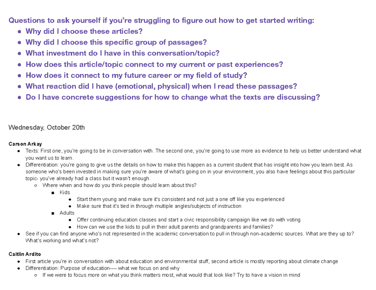 1114 06 E2 F21 Conferences - Questions to ask yourself if you’re ...