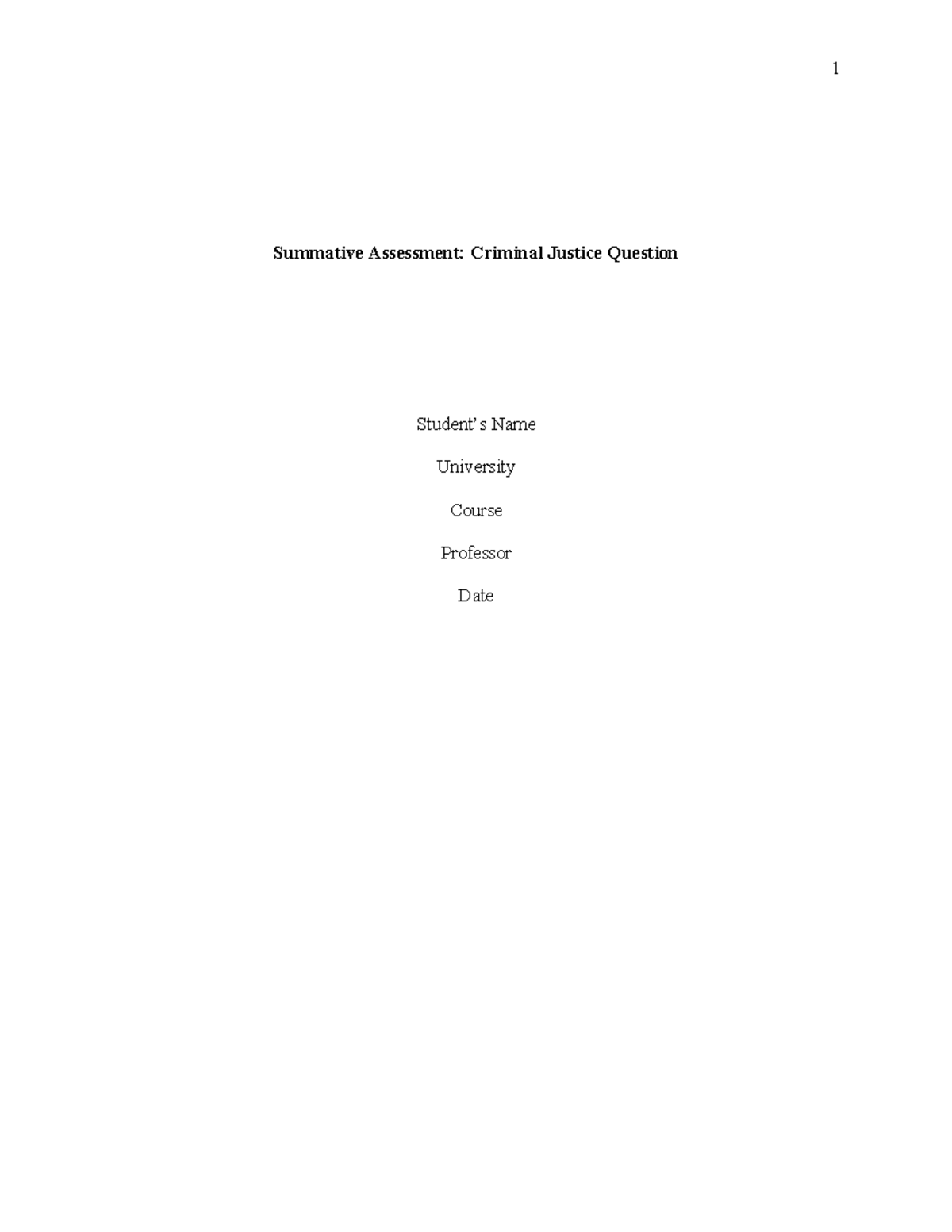 Summative Assessment - For learning purposes - Summative Assessment ...
