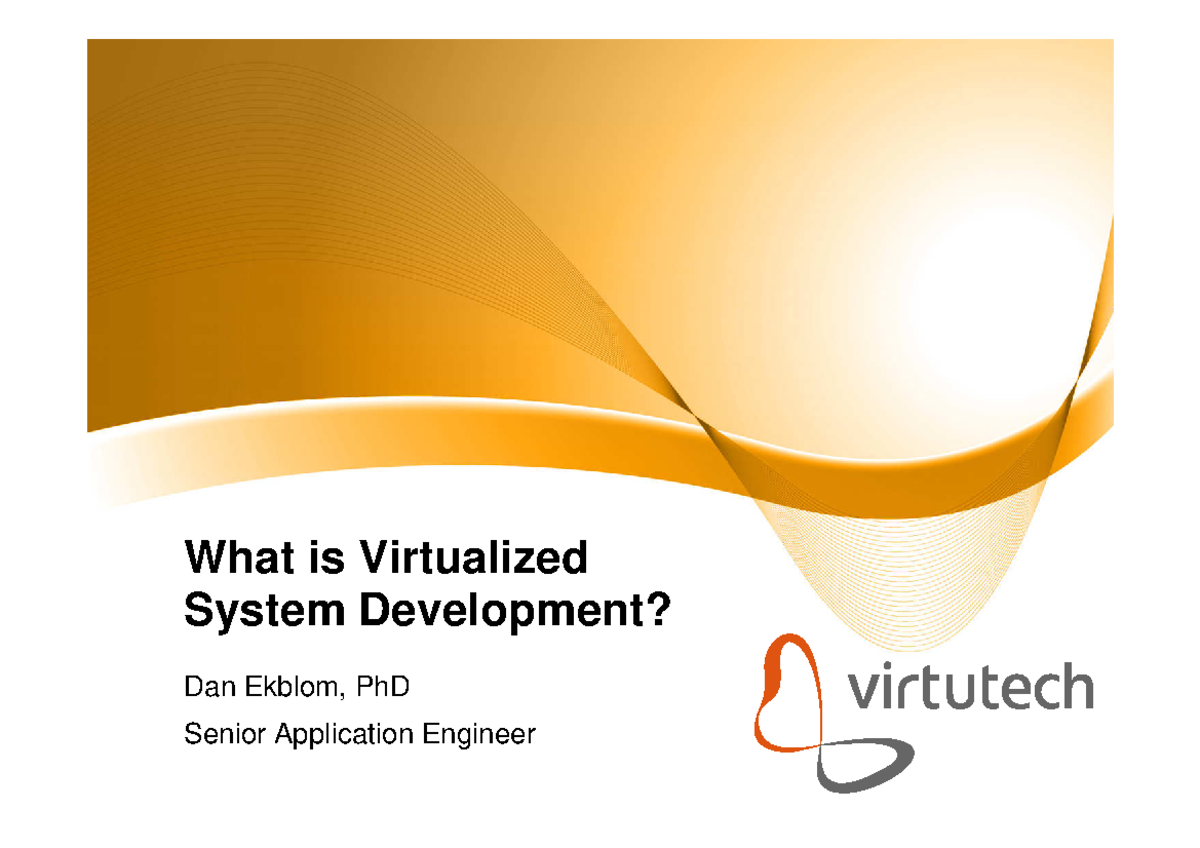 All lecture slides - Computer architecture 2008 - What is Virtualized ...