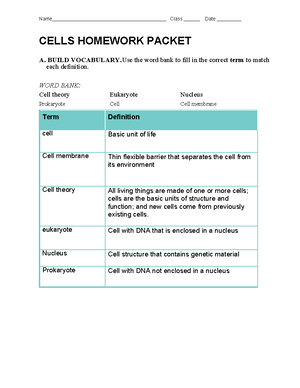 Chapter 7 Cell Strucutre and Function - Cell: basic unit of all forms ...