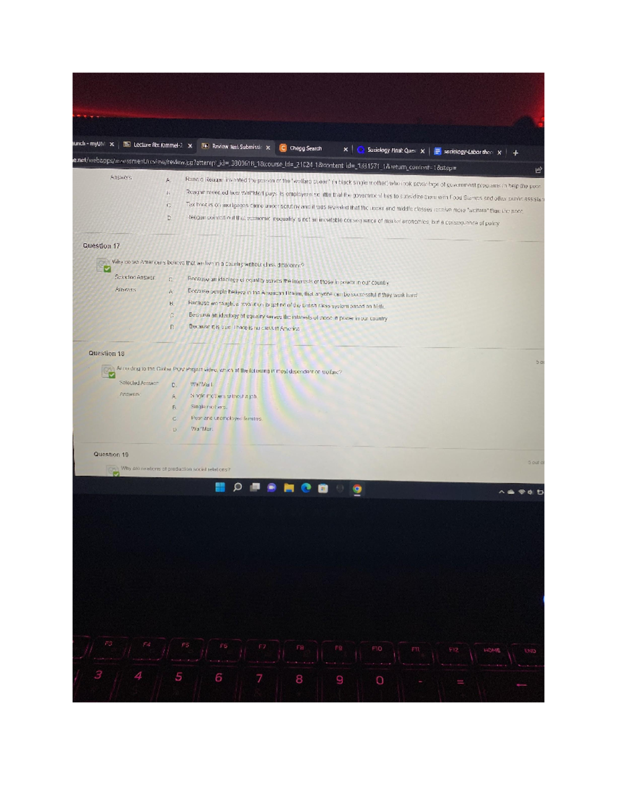 Soc 8 - practice test questions 17&18 - SOA 101 - Studocu