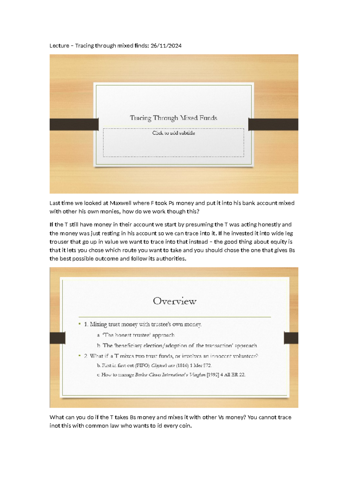 Lecture - Equitable Tracing - copy to notiion - Lecture – Tracing ...