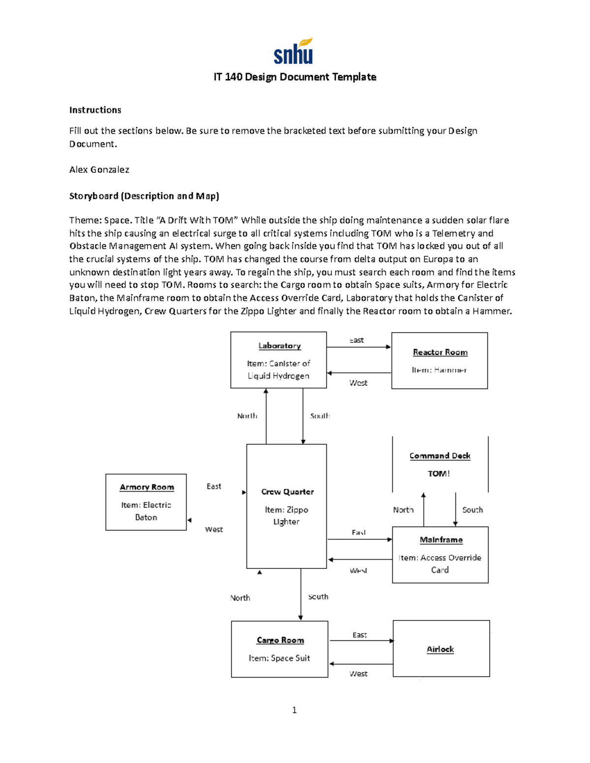 5-3 Project One Submission - IT 140 Design Document Template ...