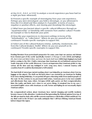 Assignment 3 LT 528 - A) What examples of "pragmatic failure" have you ...