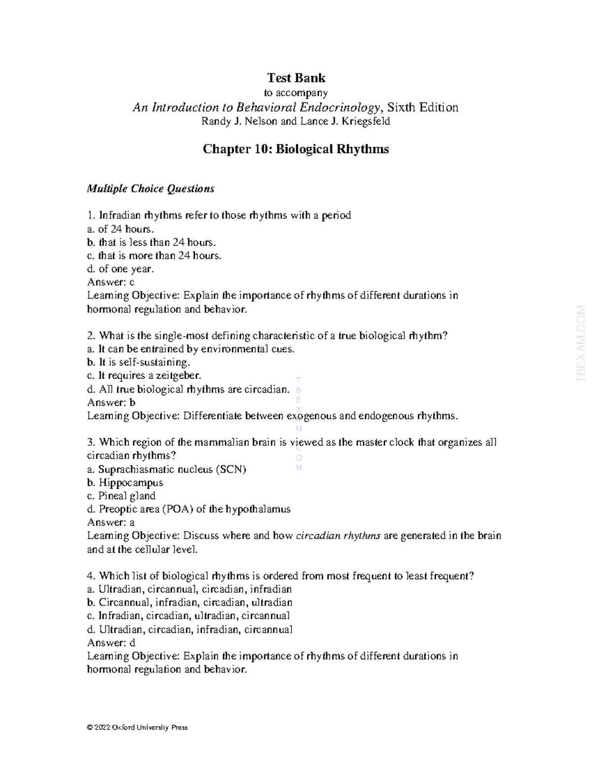 Nelson 6e Ch10 Test Bank - Test Bank to accompany An Introduction to ...