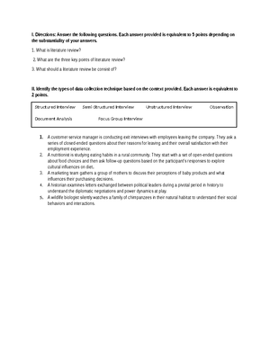 Explanation - Data gathering procedure - Structured interviews have ...