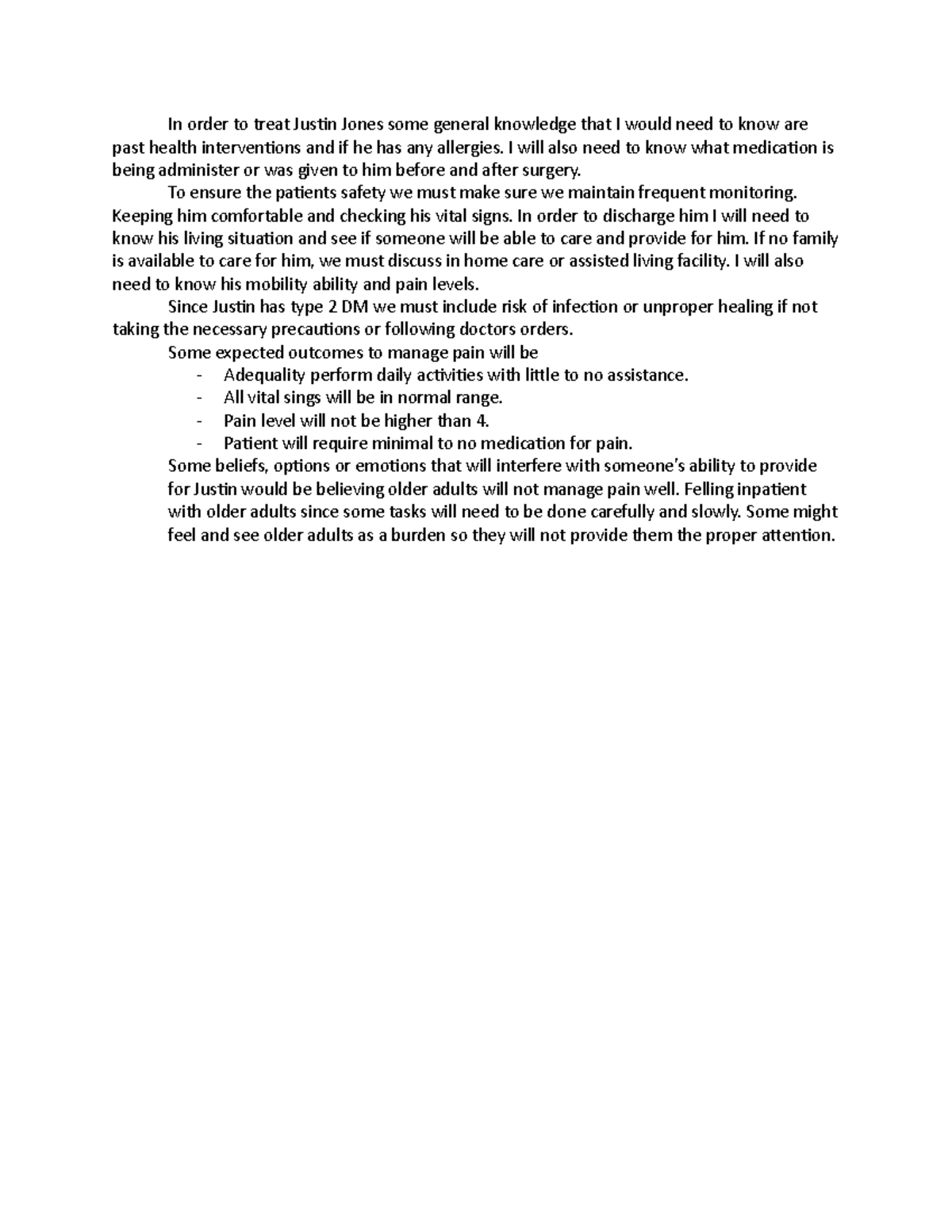 Full Spectrum Nursing Model With Justin Jones - In order to treat ...